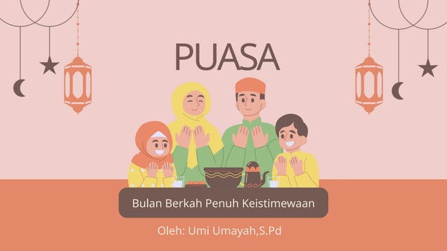 ppt puasa wajib dan sunnah beserta penjelasan | PPTX
