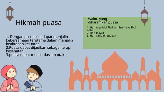 ppt puasa wajib dan sunnah beserta penjelasan | PPTX