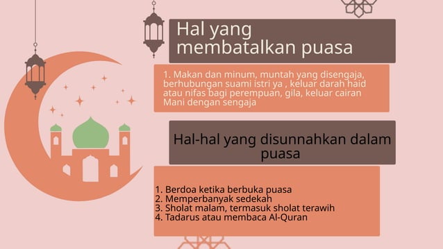ppt puasa wajib dan sunnah beserta penjelasan | PPTX