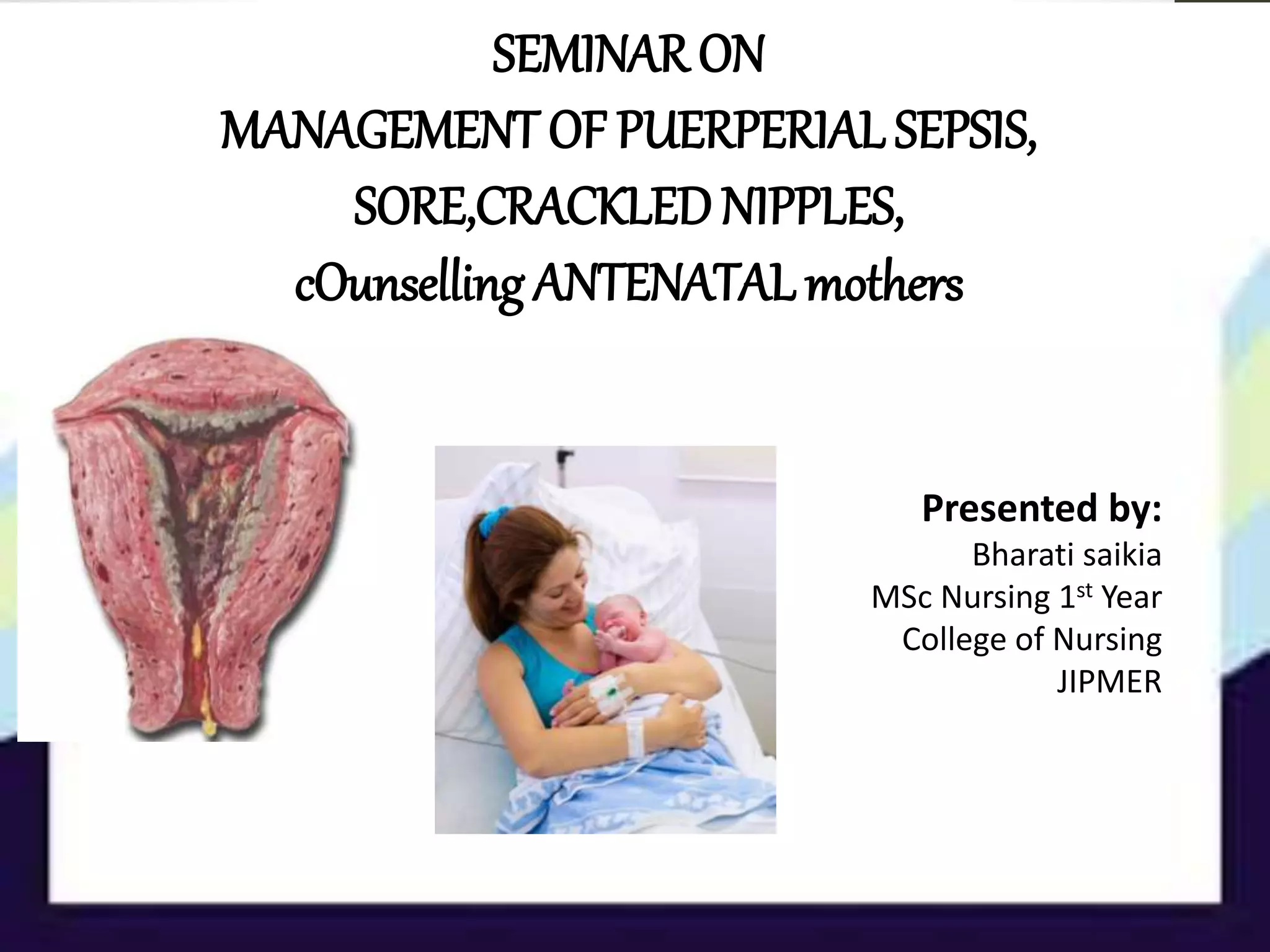 Puerperal sepsis | PPTX