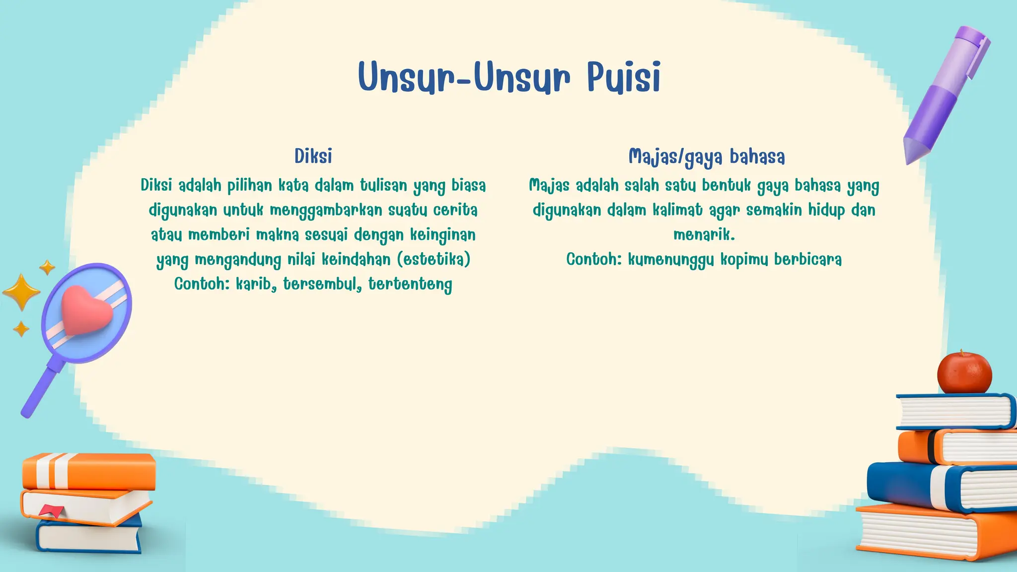 powerpoint mengidentifikasi unsur unsur puisi | PPT