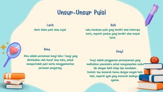 powerpoint mengidentifikasi unsur unsur puisi | PDF