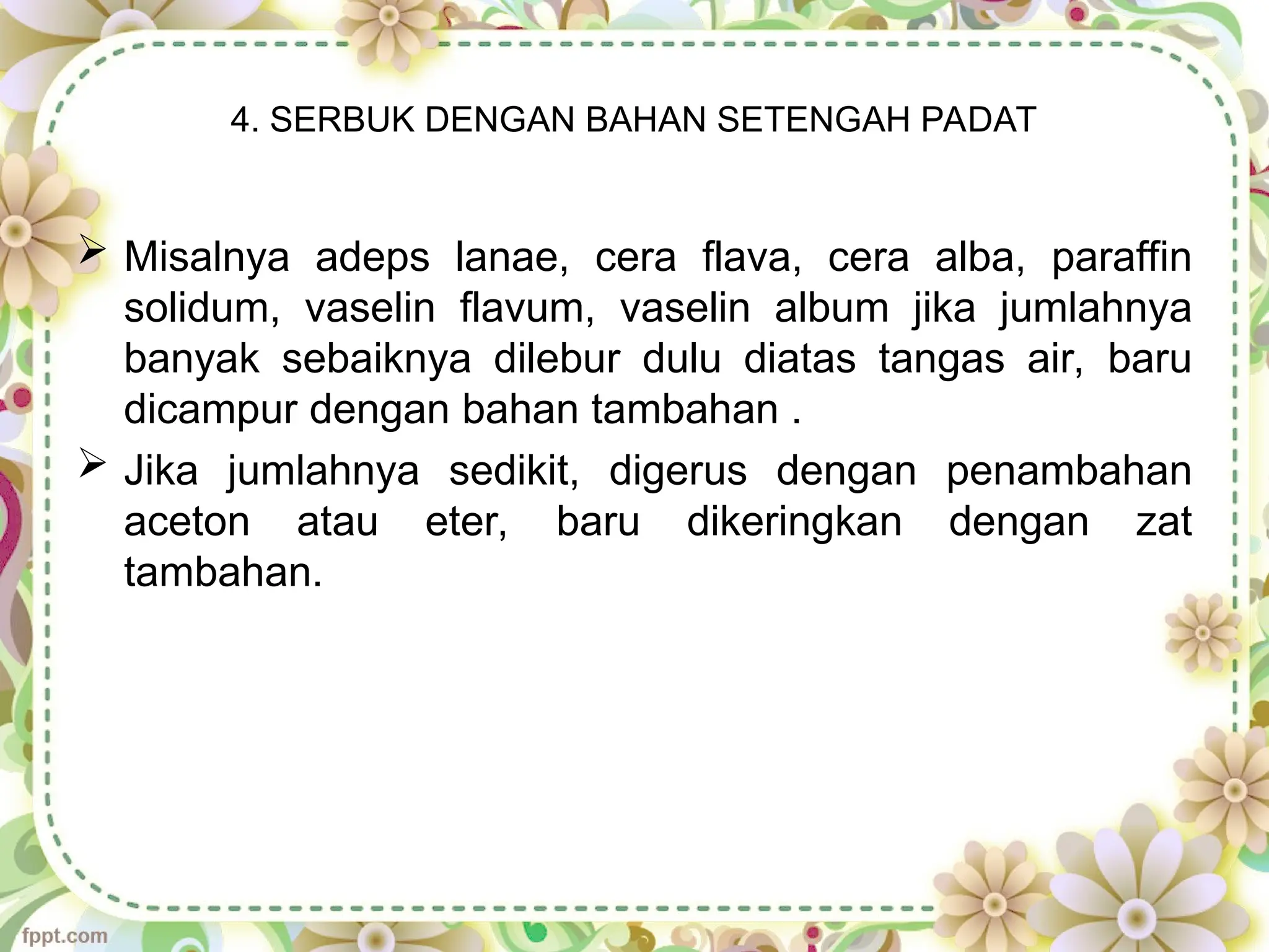 materi pulvis dan pulveres untuk SMKS Farmasi | PPT