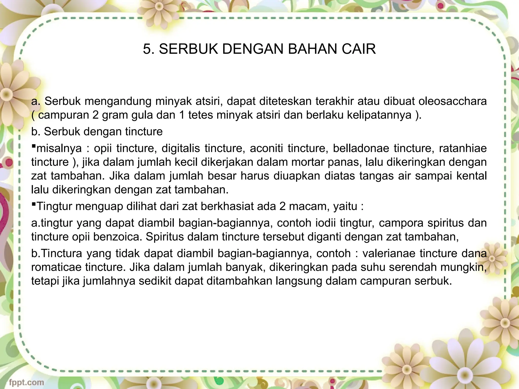 materi pulvis dan pulveres untuk SMKS Farmasi | PPT