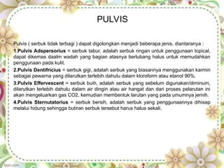 materi pulvis dan pulveres untuk SMKS Farmasi | PPT