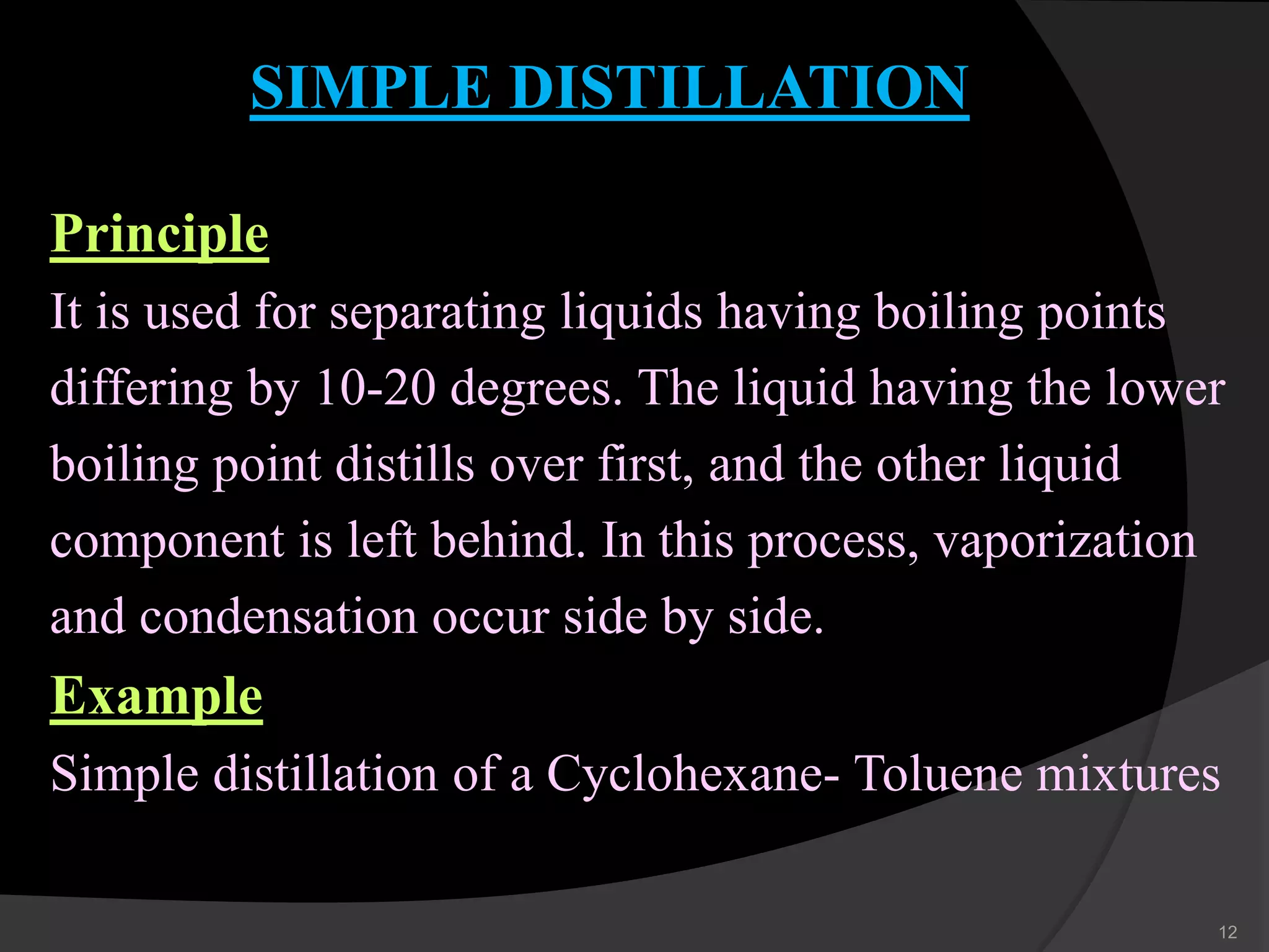 Ppt purification of organic compounds | PPT