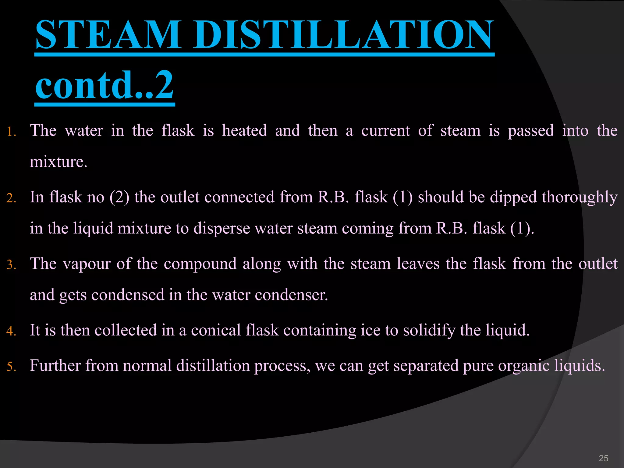 Ppt purification of organic compounds | PPT