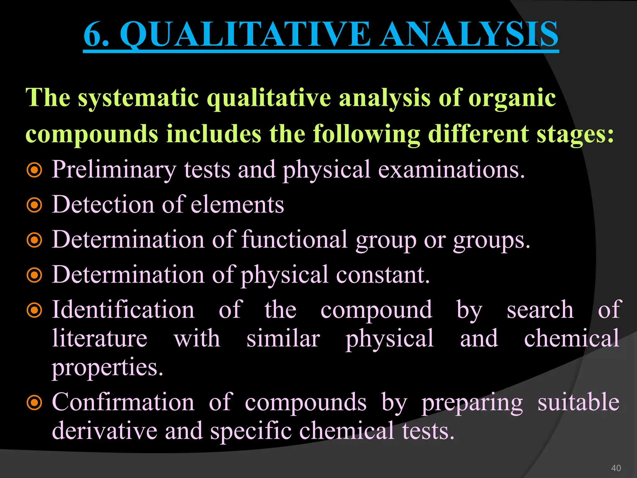 Ppt purification of organic compounds | PPT