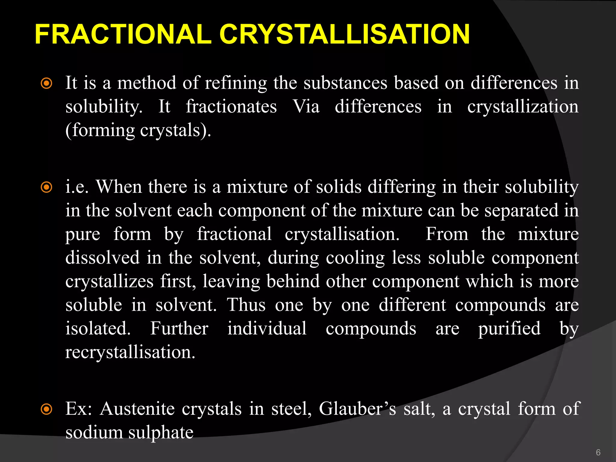 Ppt purification of organic compounds | PPT