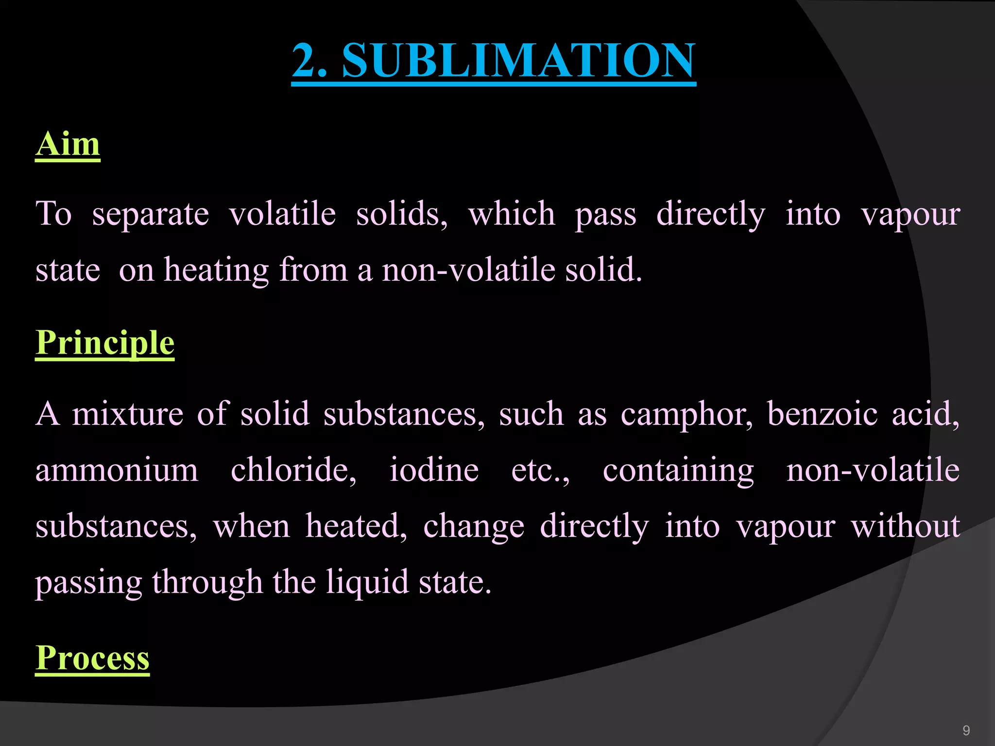 Ppt purification of organic compounds | PPT