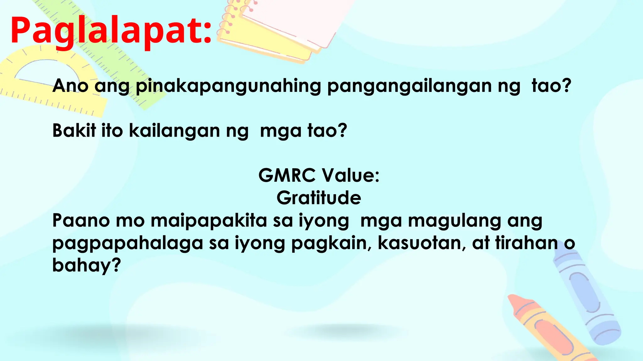 PPT Q1 Week2 Grade 1 MAKABANSA MATATAG.pptx poweerpoint | PPTX
