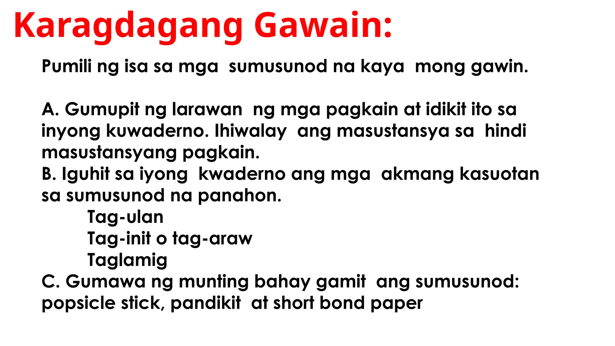 PPT Q1 Week2 Grade 1 MAKABANSA MATATAG.pptx poweerpoint | PPTX