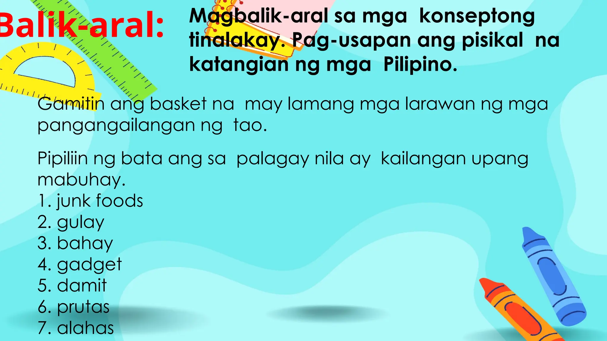 PPT Q1 Week2 Grade 1 MAKABANSA MATATAG.pptx poweerpoint | PPTX