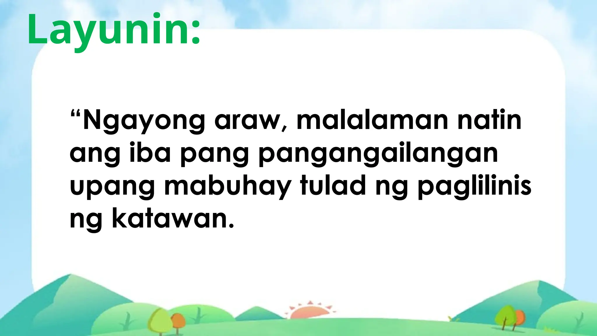 PPT Q1 Week2 Grade 1 MAKABANSA MATATAG.pptx poweerpoint | PPTX