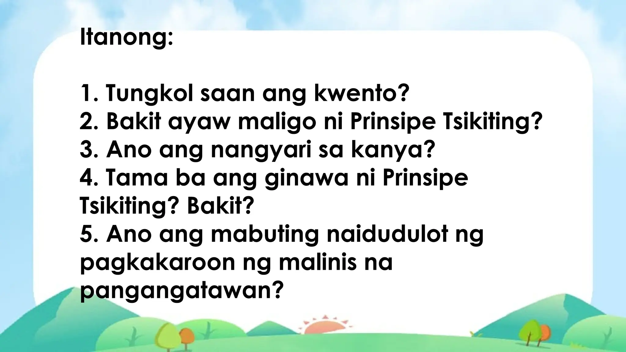 PPT Q1 Week2 Grade 1 MAKABANSA MATATAG.pptx poweerpoint | PPTX