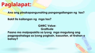 PPT Q1 Week2 Grade 1 MAKABANSA MATATAG.pptx poweerpoint | PPTX