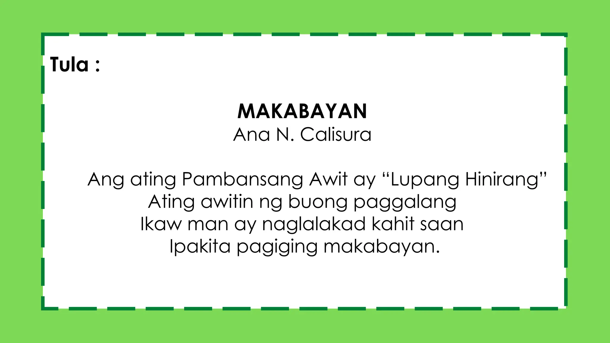 PPT Q1 Week5 Grade 1 MAKABANSA MATATAG.pptx