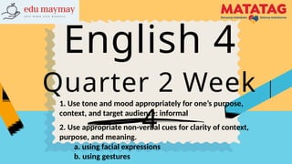 PPT Q2 English4 Week4 Using Non-verbal Cues Facial & Gestures (2).pptx
