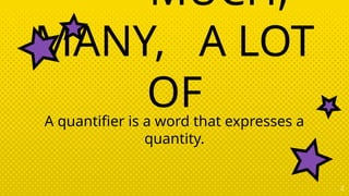 PPT QUANTIFIER for 7 grade junior high school | PPTX