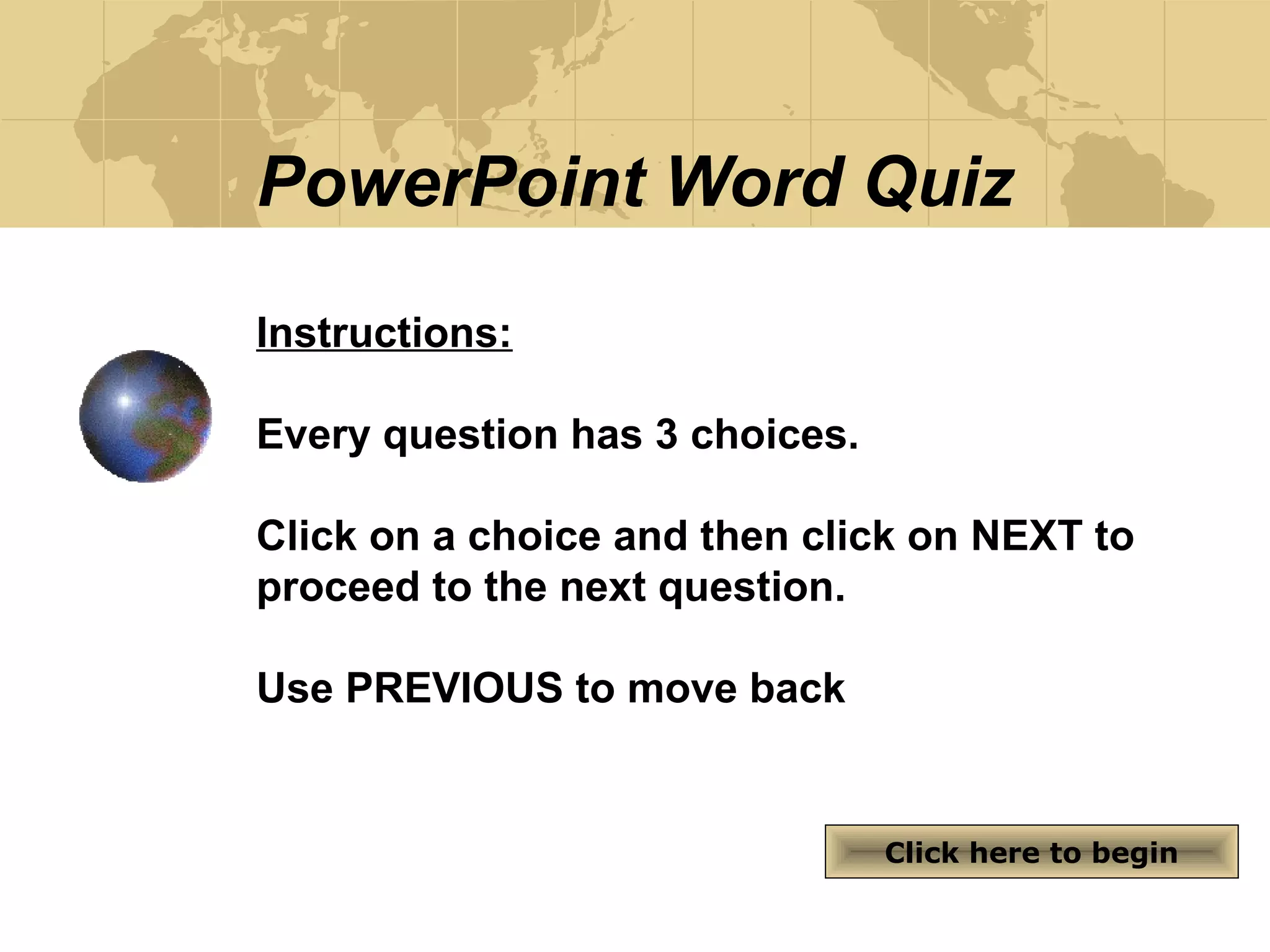 Ppt quiz | PPT | Computer Software and Applications | Computing