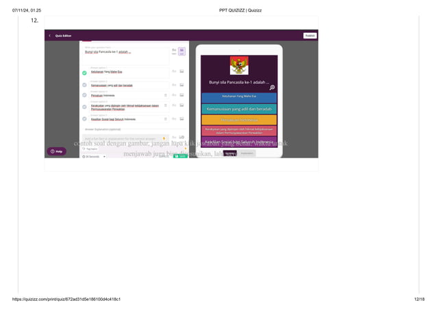 tata cara pembuatan quizzis PPT QUIZIZZ _ Quizizz pdf | PPT