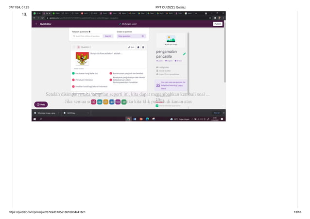 tata cara pembuatan quizzis PPT QUIZIZZ _ Quizizz pdf | PPT