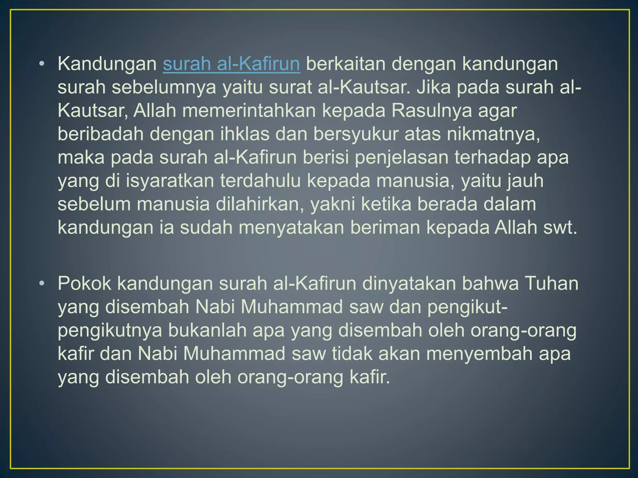 PPT Al-Quran Hadist | PPTX