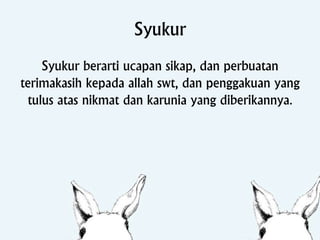 Qur'an Hadist bab Syukur | PPTX