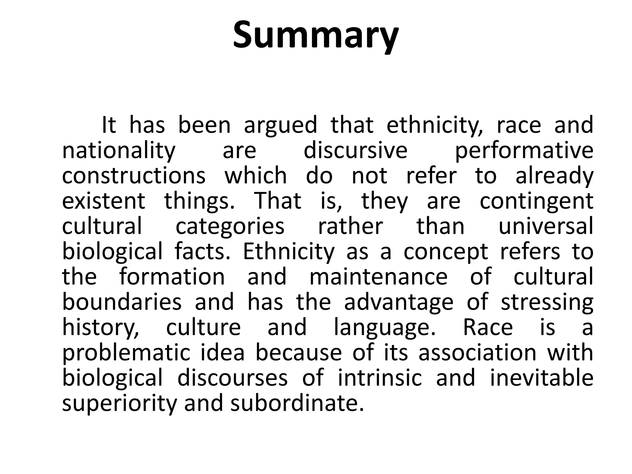 Ppt race, ethnicity, representation | PPT