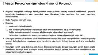 PPT RAKOR POKJANAL POSYANDU DALAM PENGUATAN INTEGRASI LAYANAN PRIMER | PPTX