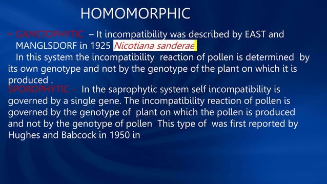 self incompatibility and male sterility. pptx | PPTX