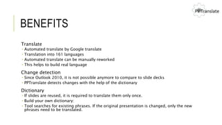 PPTranslate introduction | PPTX