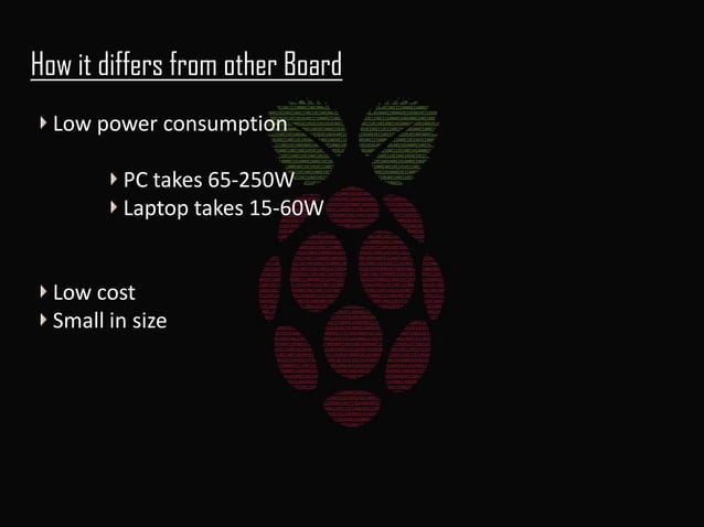 Introduction to raspberry pi | PPTX