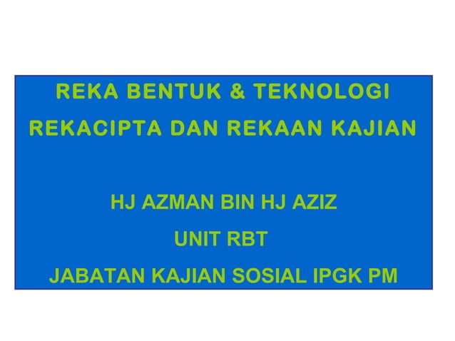 PPT RBT REKA CIPTA | PPT
