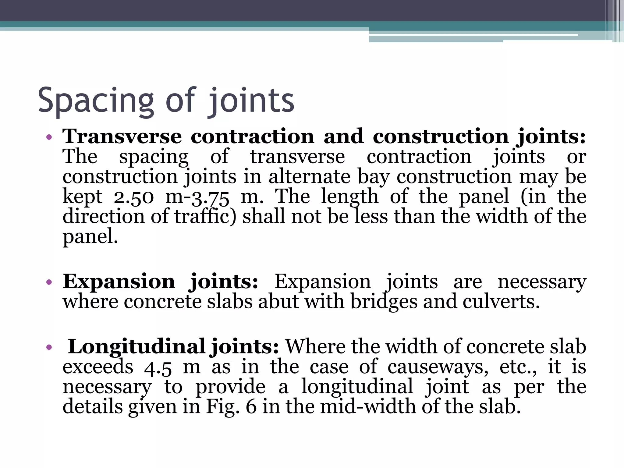 Ppt rcc road design | PPTX