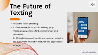 How RCS Revolutionizes the Texting Experience | PPTX
