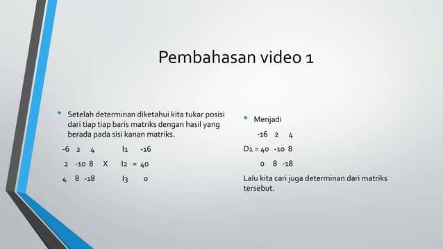 ANALISA ARUS MESH 2 | PPTX