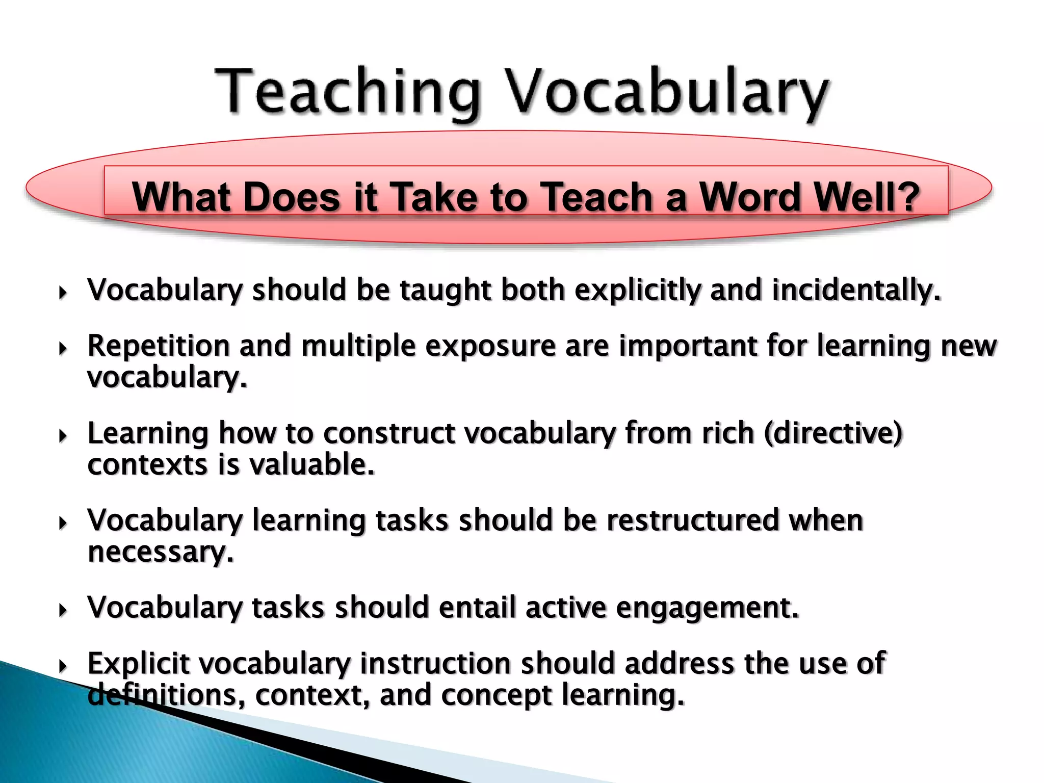 Vocabulary Building | PPTX