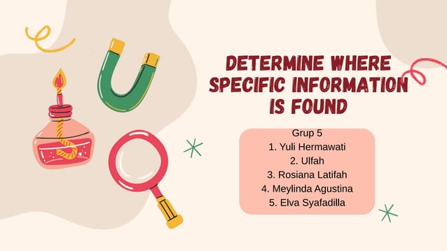 PPT Reading Teks, skill 12 determine where specific information is ...