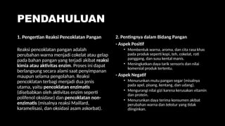 PPT REAKSI PENCOKLATAN PANGAN.pptxPK[]P][ | PPTX