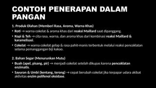 PPT REAKSI PENCOKLATAN PANGAN.pptxPK[]P][ | PPTX
