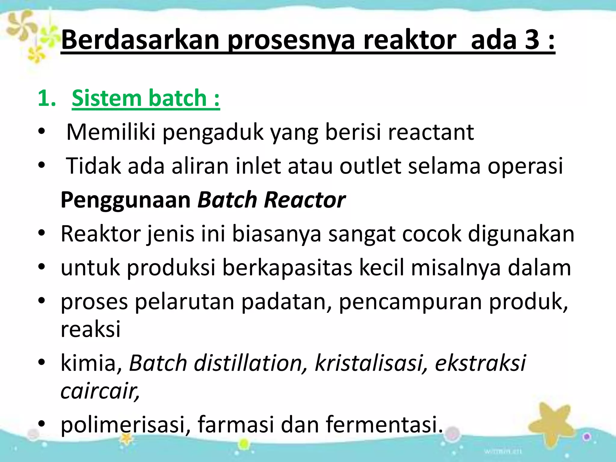 Ppt reaktor | PPTX