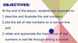 real numbers- powerpresentation or ppt in math | PPT