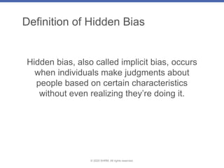 PPT Recognizing Hidden Bias.pptx