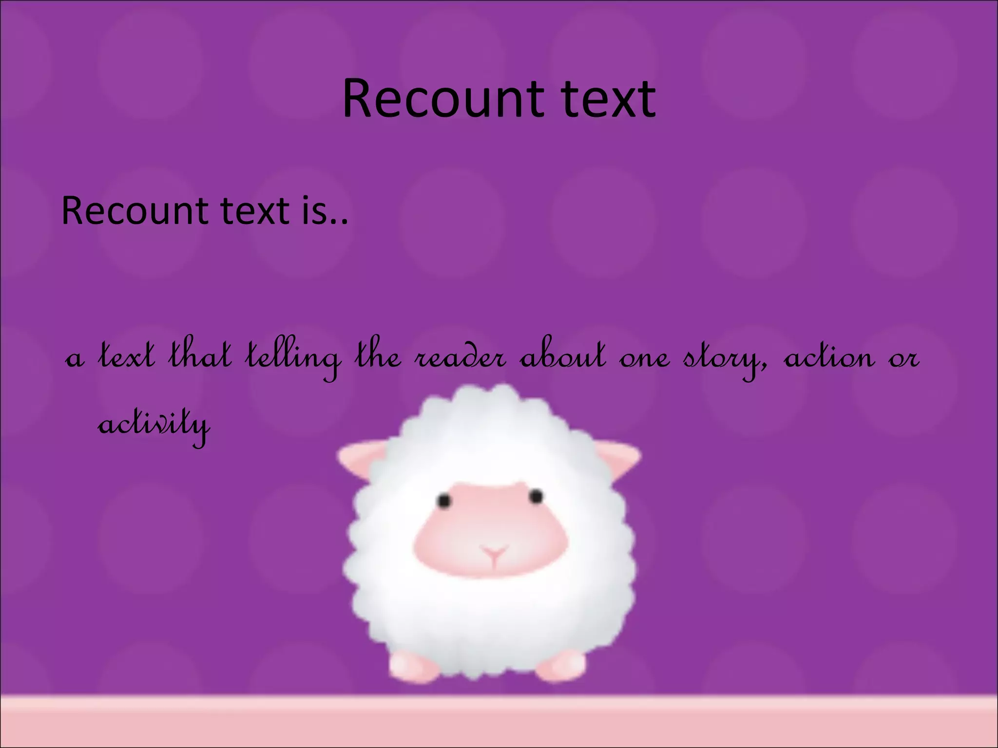 Ppt recount text | PPT