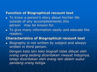 PPT Recount Text.ppt