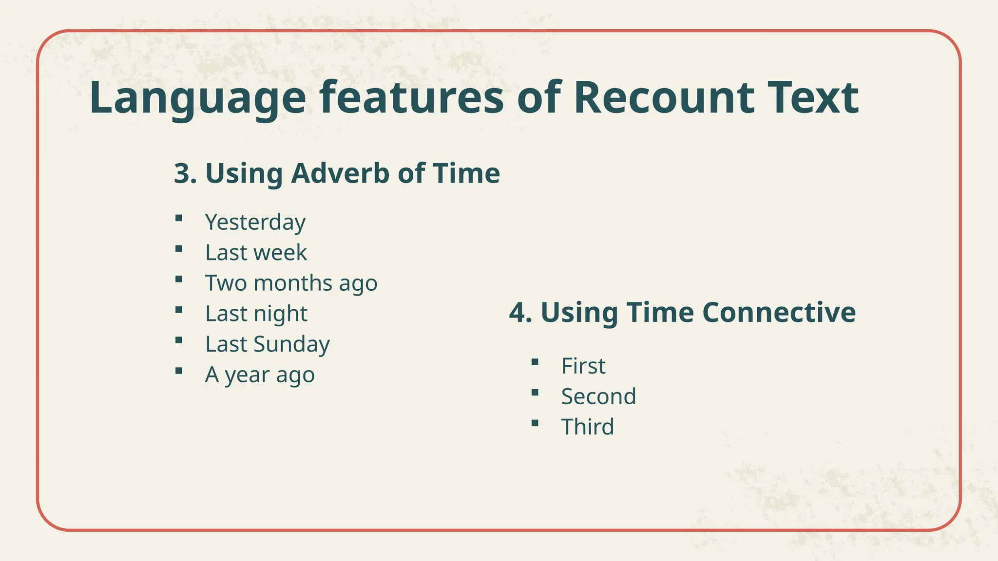 Recount Text for junior high school students by Izza Audina | PPTX