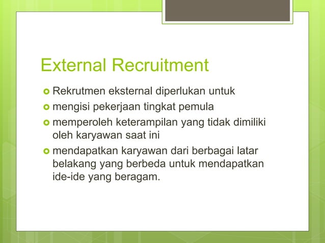 Recruitment & Selection | PPTX