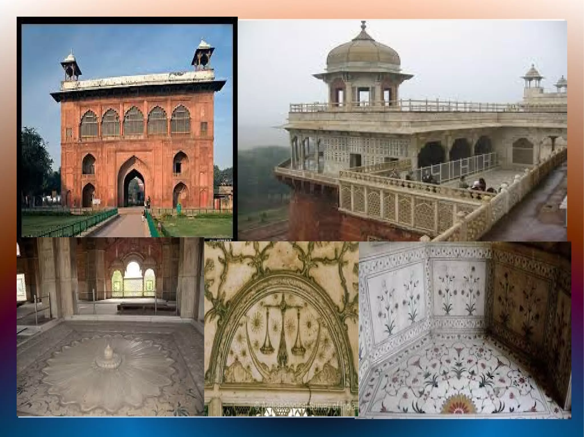 Architecture study of Red fort, Qutub minar and Rasprati bhawan | ODP