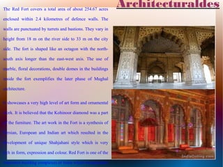 Architecture study of Red fort, Qutub minar and Rasprati bhawan | ODP